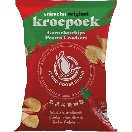 Flying Goose Sriracha Prawn Crackers 80g | Amazing Oriental