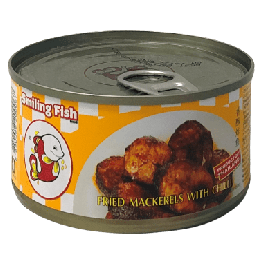 Smiling Fish Gebakken Makreel met Chili 90g | Amazing Oriental