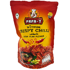 Papa-T Crispy Chilli Tom Yum Flavor 76g | Amazing Oriental