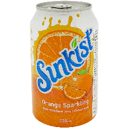 Sunkist Orange Sparkling Drink 330ml | Amazing Oriental