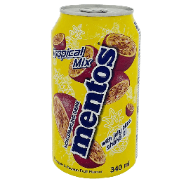 Mentos Non Sparkling Drink Tropical Mix Flavour 340ml | Amazing Oriental