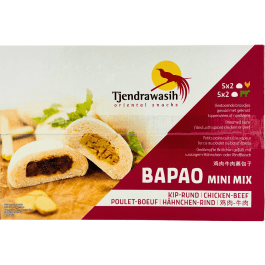 Tjendrawasih Bapao Mini Mix Chicken/Beef 800g | Amazing Oriental
